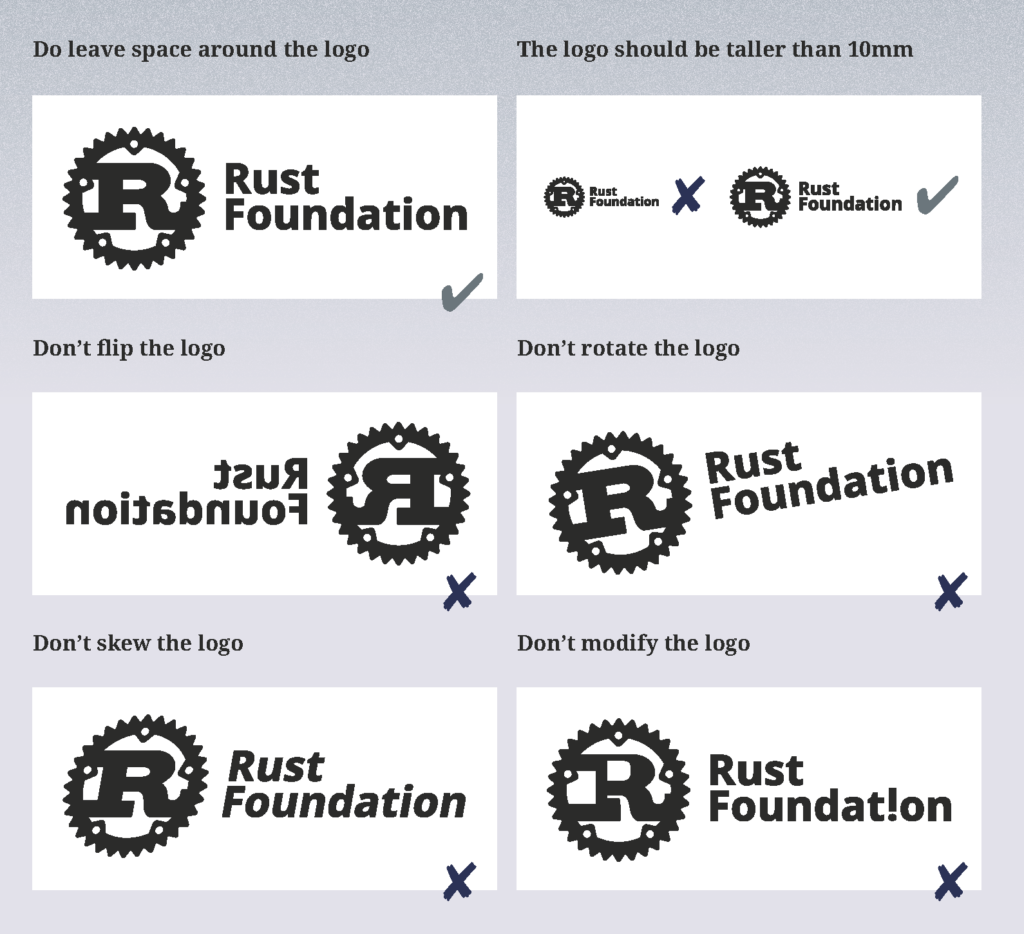 Official Rust Foundation Brand Guide