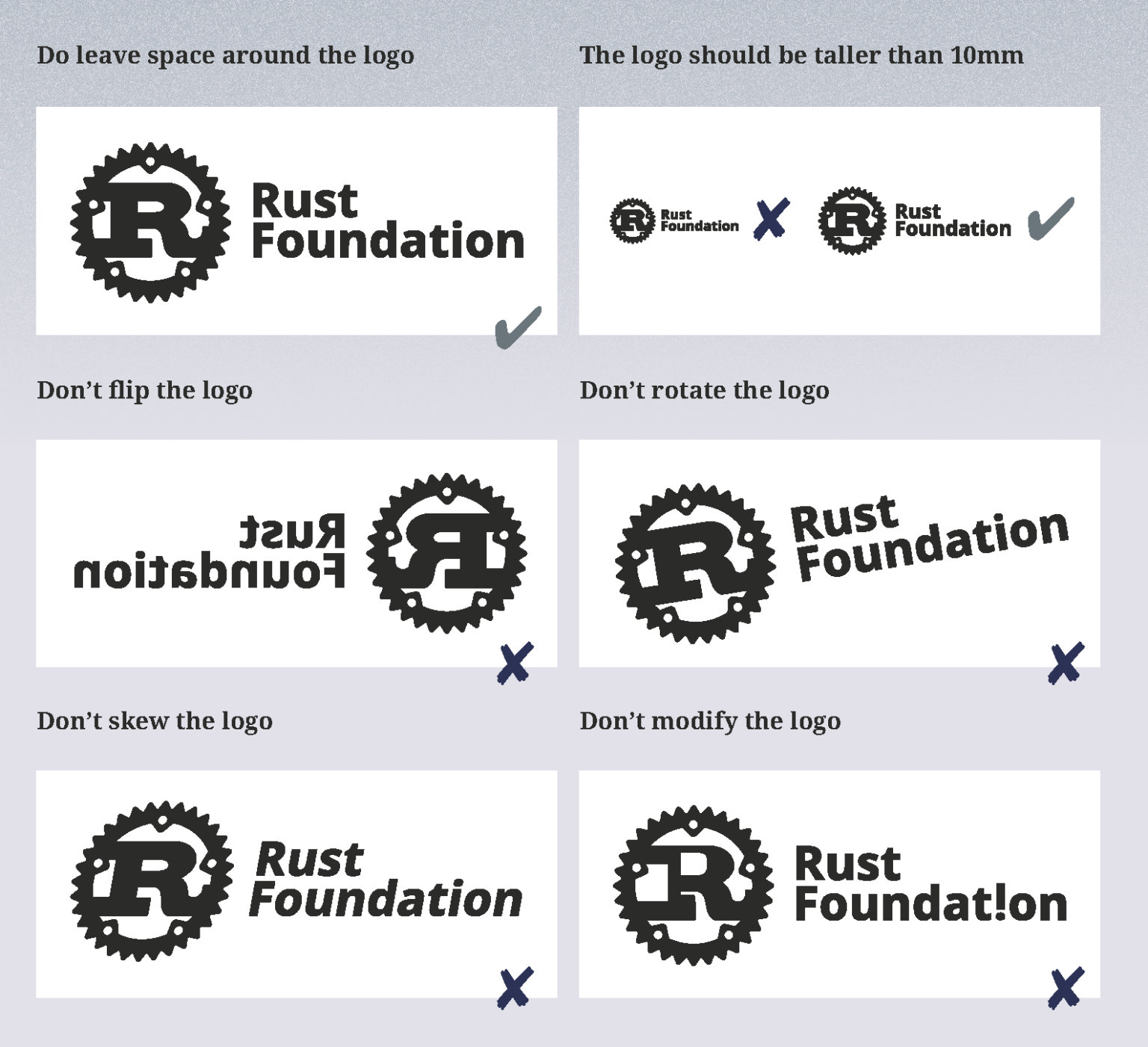 Official Rust Foundation Brand Guide
